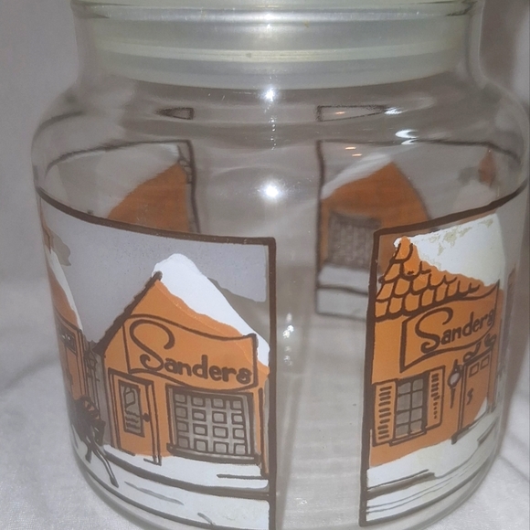 Sanders | Kitchen | Sanders Holiday Glass Jar 97s Era | Poshmark